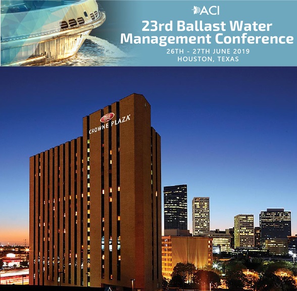 Conqueror partners with ACI for 23rd Ballast Water Conference.